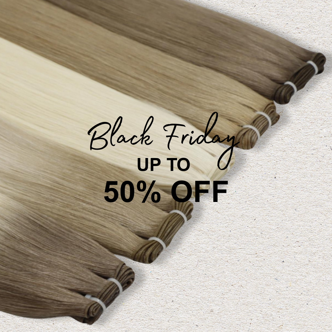 Genius Flat Weft Human Hair Extensions – LUXE BY SHE